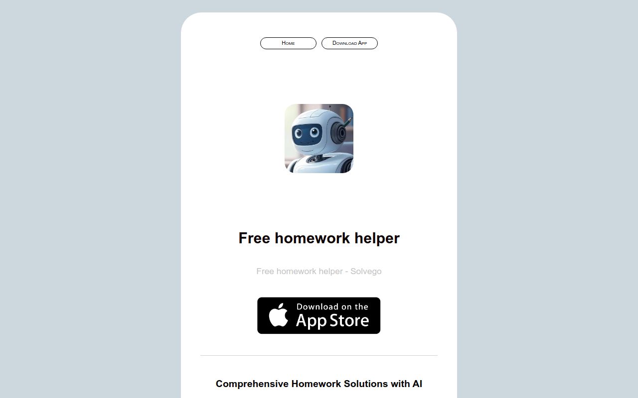 Free homework helper - Solvego